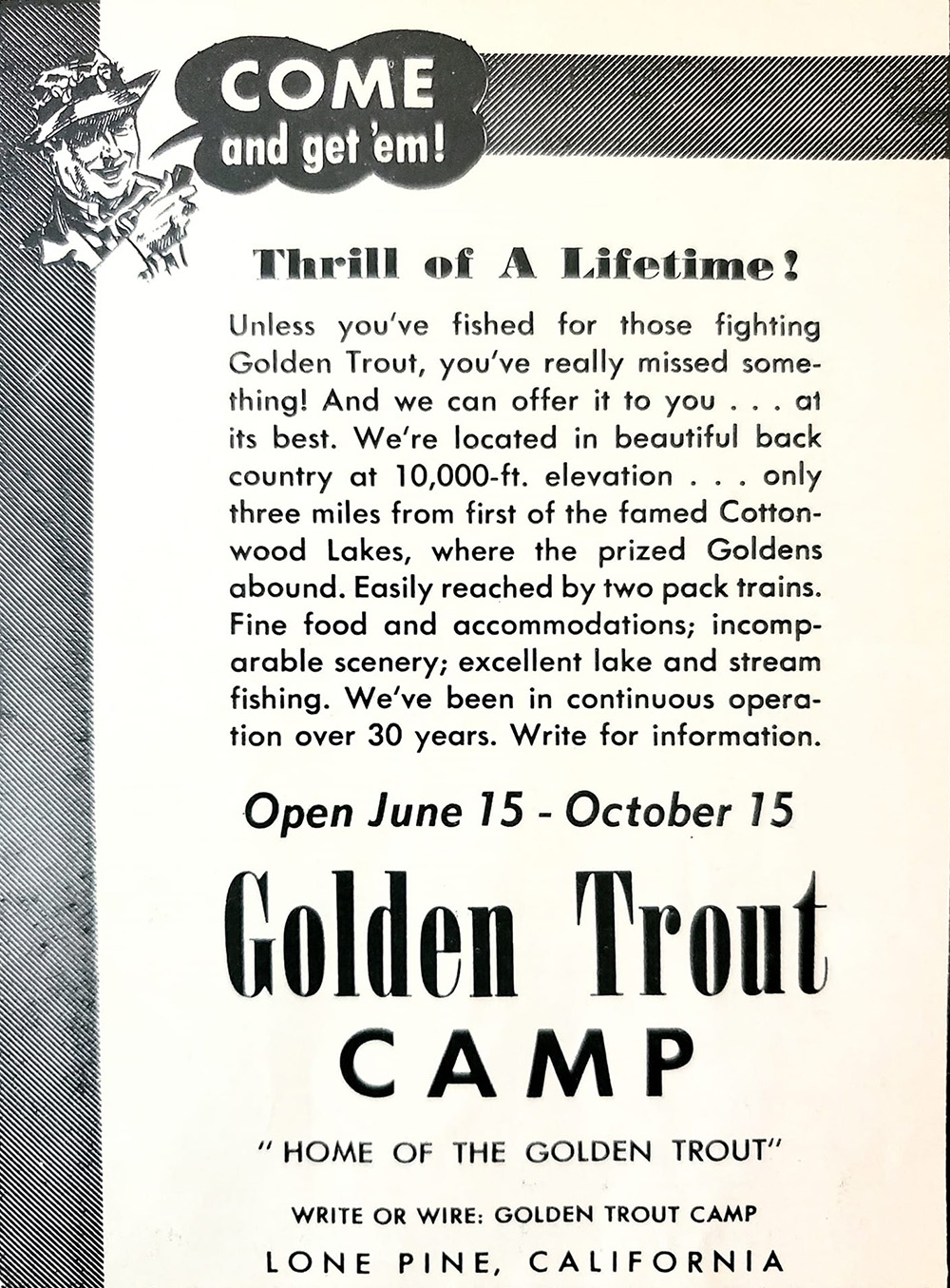 Golden Trout Camp 1